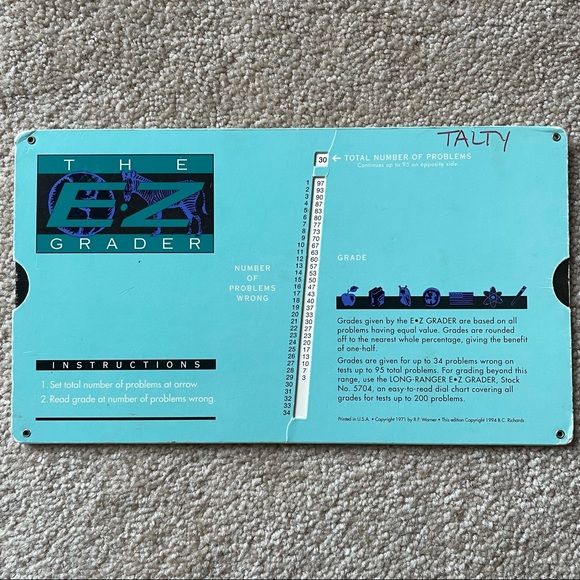 Office | The Ez Grader Rectangle Shaped Sliding Scale Grader | Poshmark